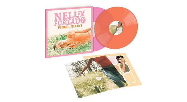 Vinyl | Nelly Furtado | Whoa, Nelly! (Cotton Candy Pink/ Orange Peel w ...